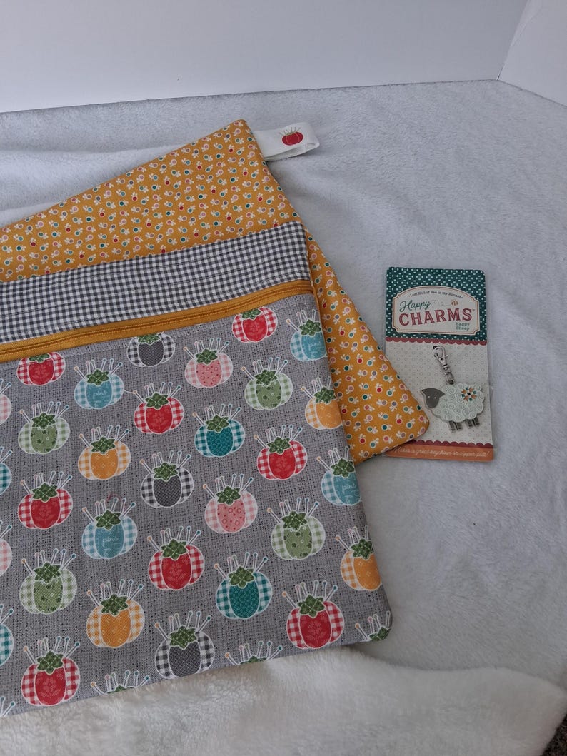 Lori Holt Project Bag – Sewing, Cross Stitch, Quilted Cotton (free ...