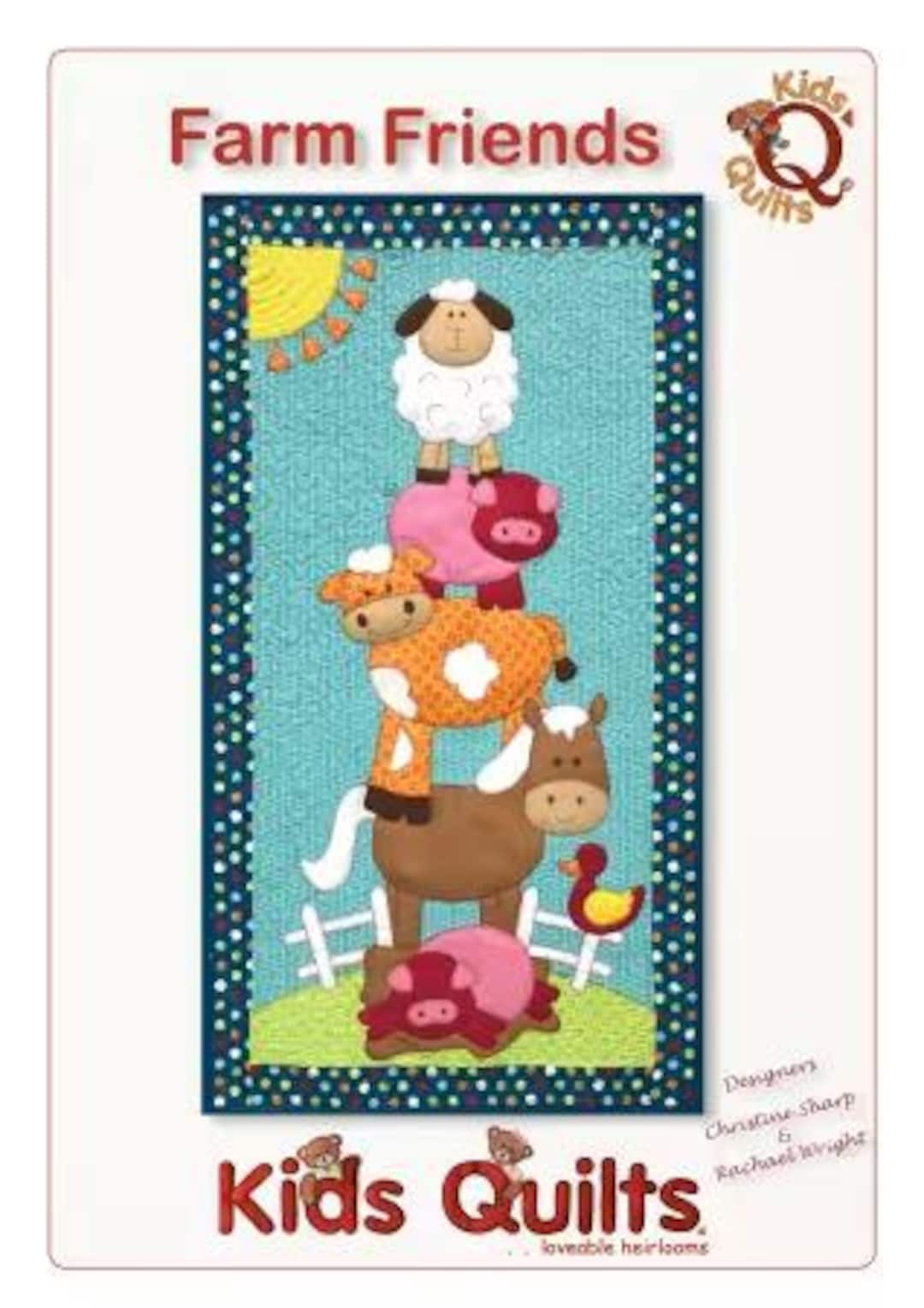 Farm Friends Quilt Pattern From Kids Quilts - Etsy