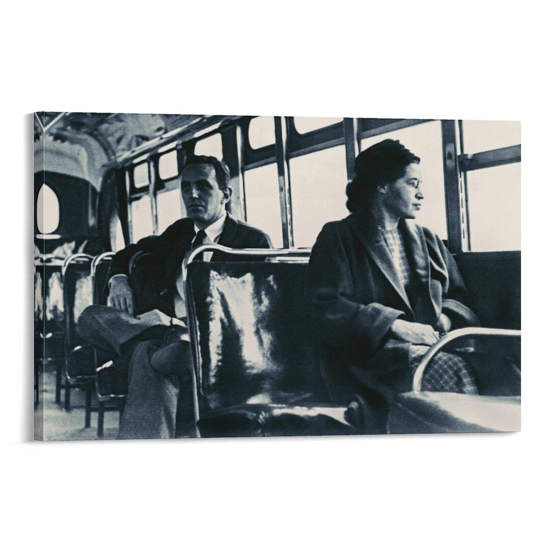 Rosa Parks (1913-2005) Sat on a Bus Wall Art Poster Scroll Picture ...