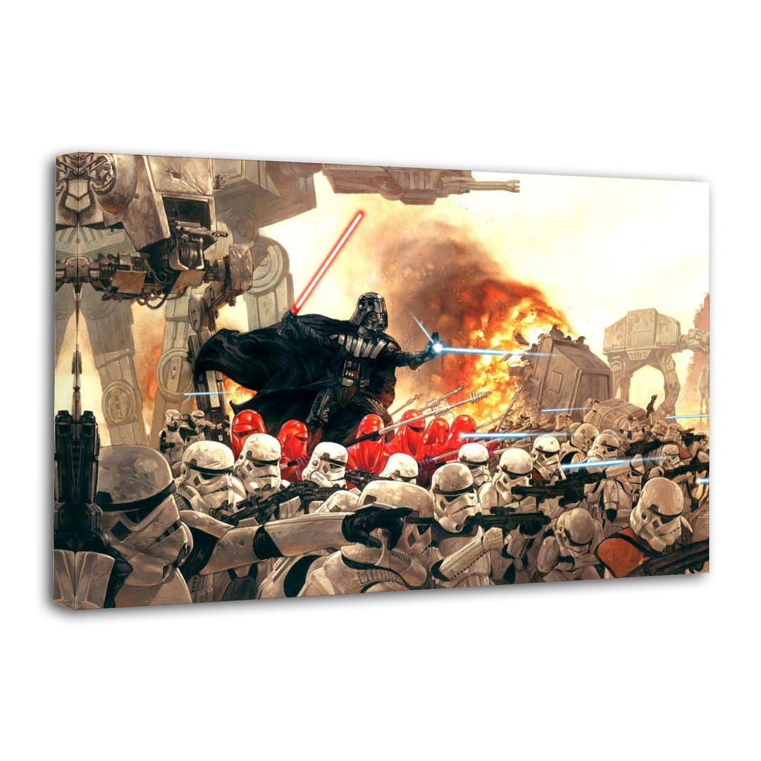 Obi-wan Kenobi Episode 3 Stormtroopers Darth Vader Wall Art Poster ...