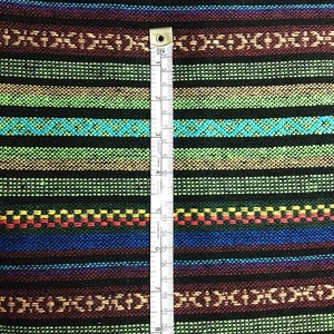 Green Thai Woven Cotton Fabric Tribal Fabric Native Fabric by the Yard ...