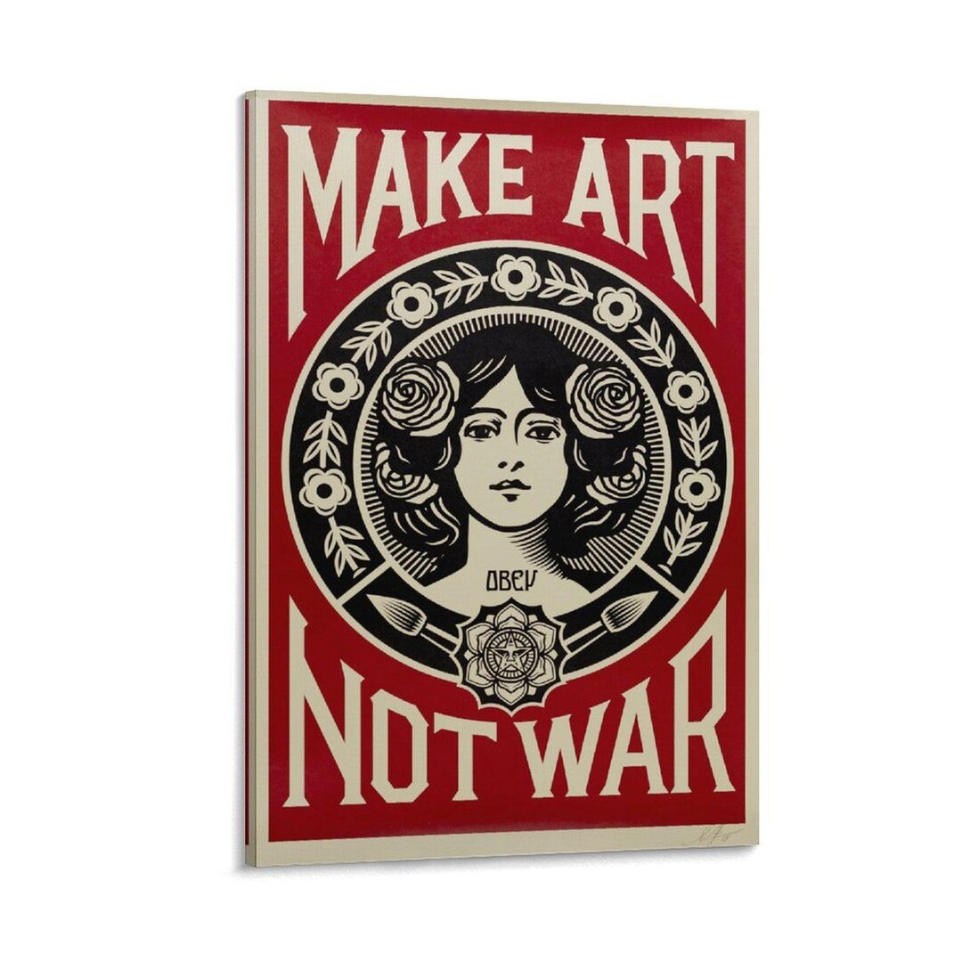 Shepard FAIREY Dit OBEY (1970) - Make Wall Art Painting Canvas Gift ...