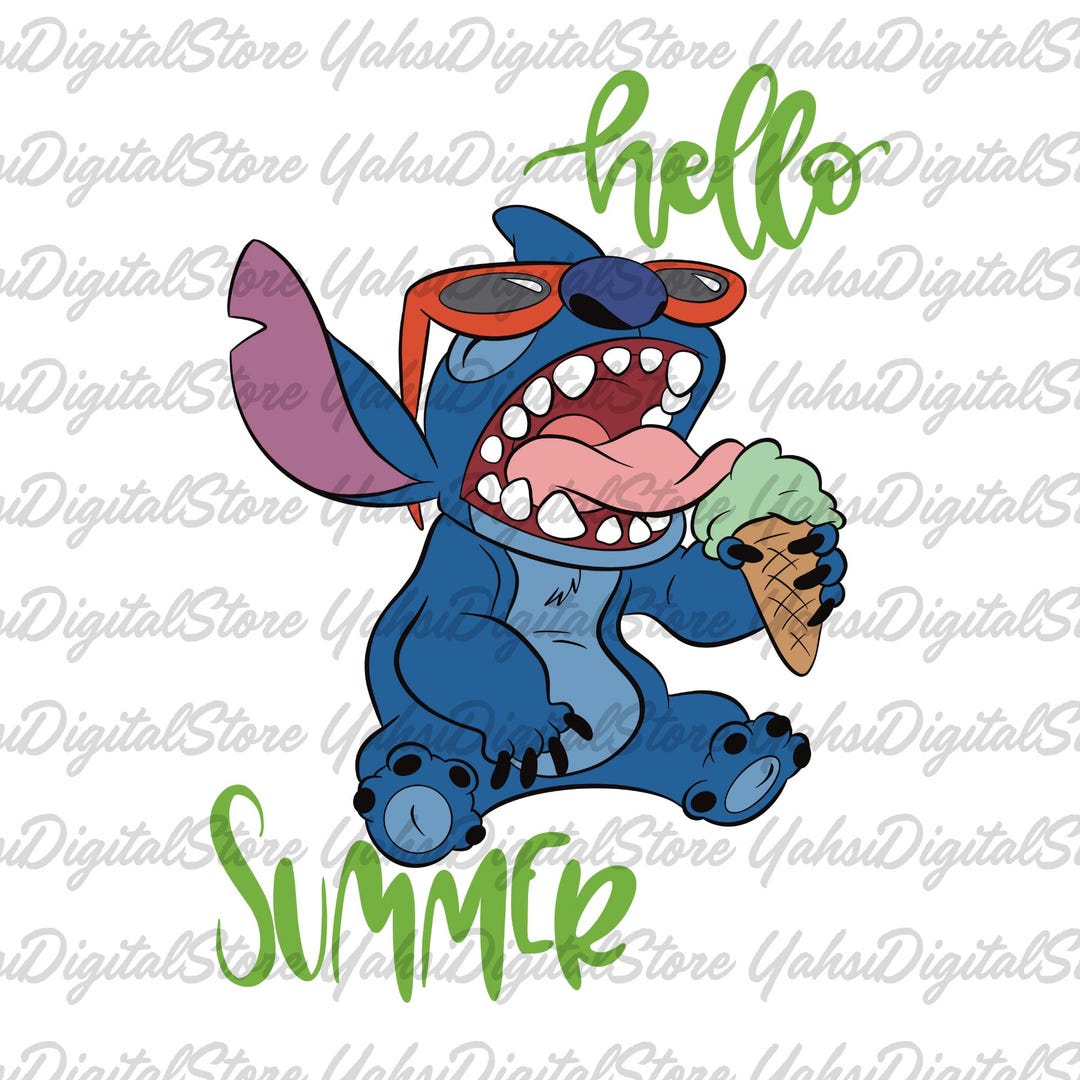 Stitch PNG, Lilo and Stich Png, Groovy Cartoon Character PNG, Digital ...