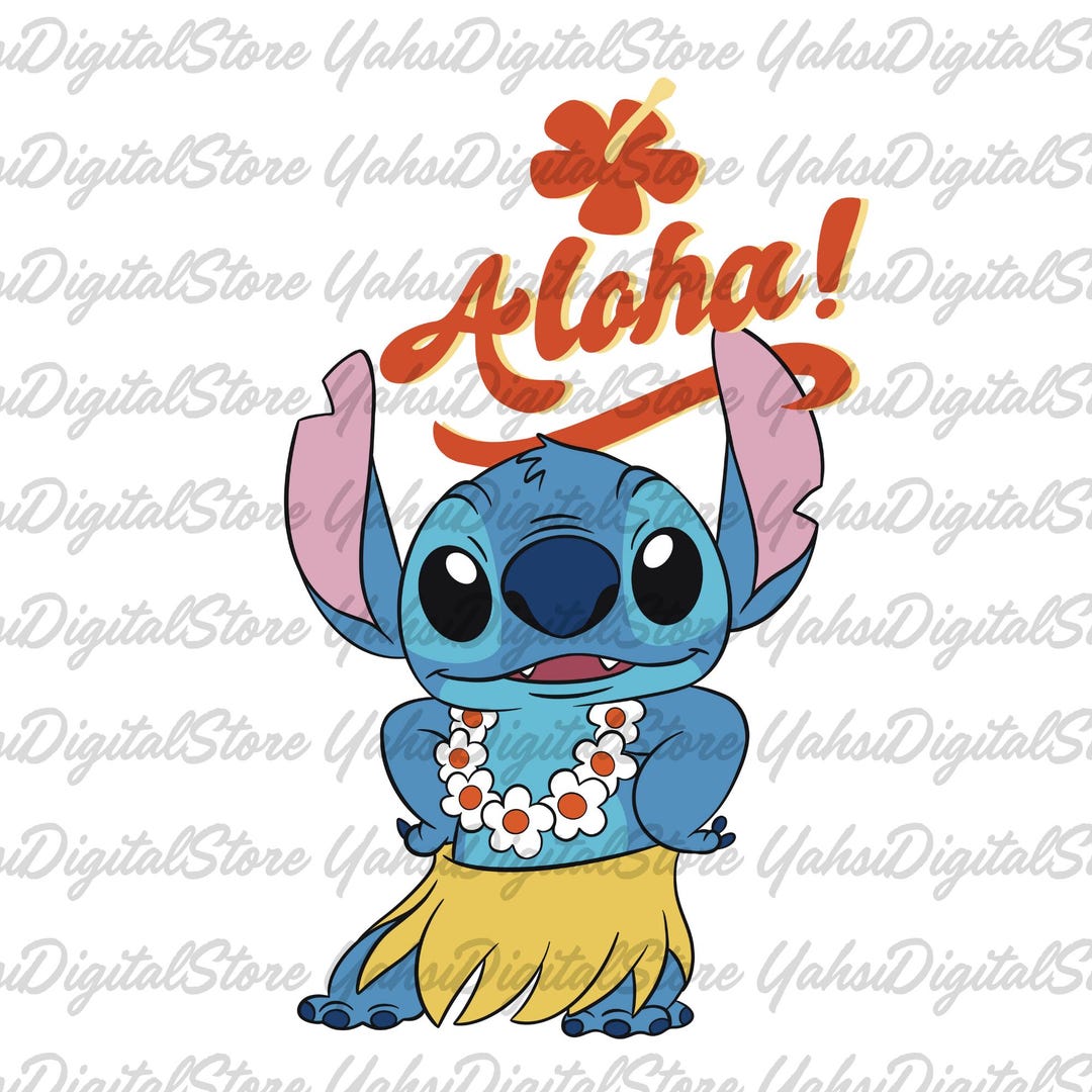 Stitch PNG, Lilo and Stich Png, Groovy Cartoon Character PNG, Digital ...