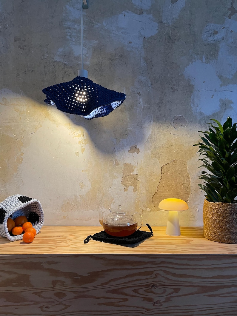 Chunky Häkelkorb BABY BLUE - Aus Recyceltem Textilgarn – Handmade ...