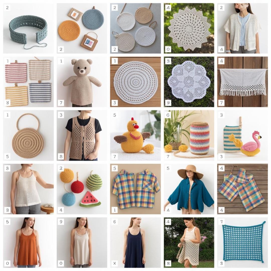 Bright Crochet Pattern Pdf - Etsy