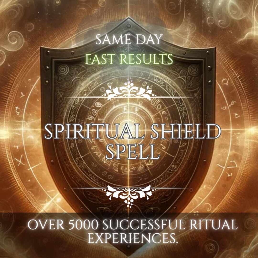 Spiritual Shield Spell – Energy Protection, Aura Guard & Negative ...
