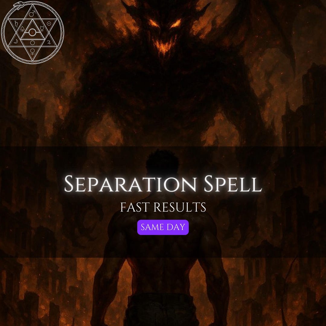 Personalized Separation Spell,relationship Detachment Ritual,emotional ...