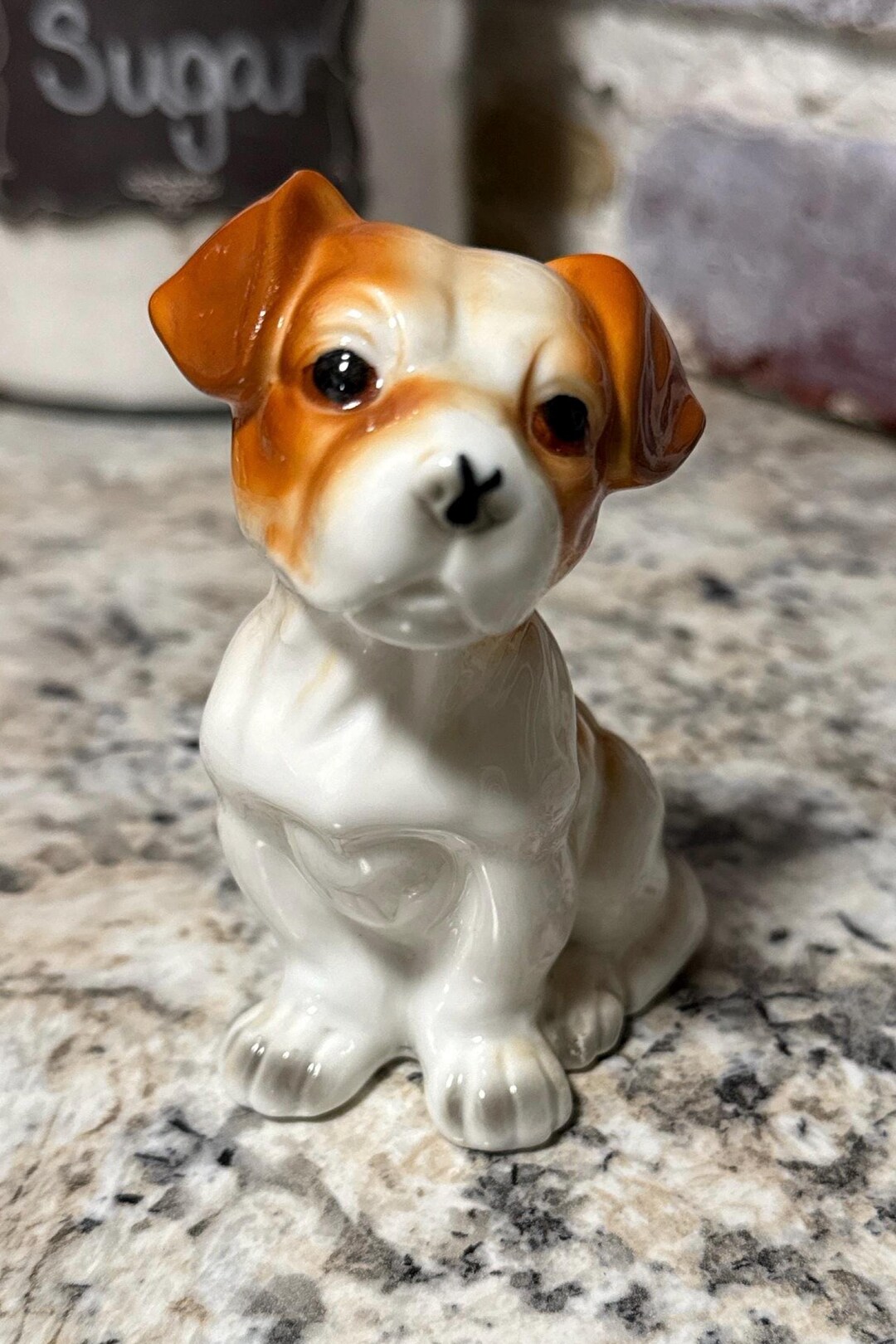 Vintage Jack Russell Dog Figurine - Etsy