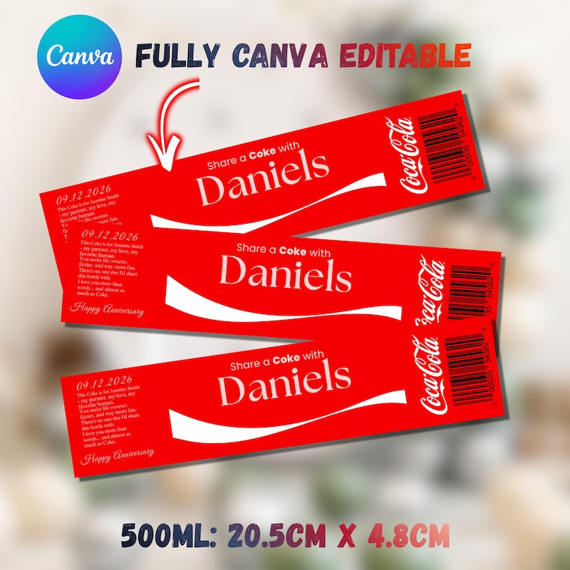 Cola flasche mit namen - Etsy.de