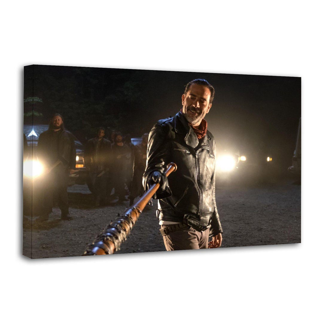 BASEBALL BAT WITH Barbed Wire Lucille Negan Walking Dead Poster Wall ...
