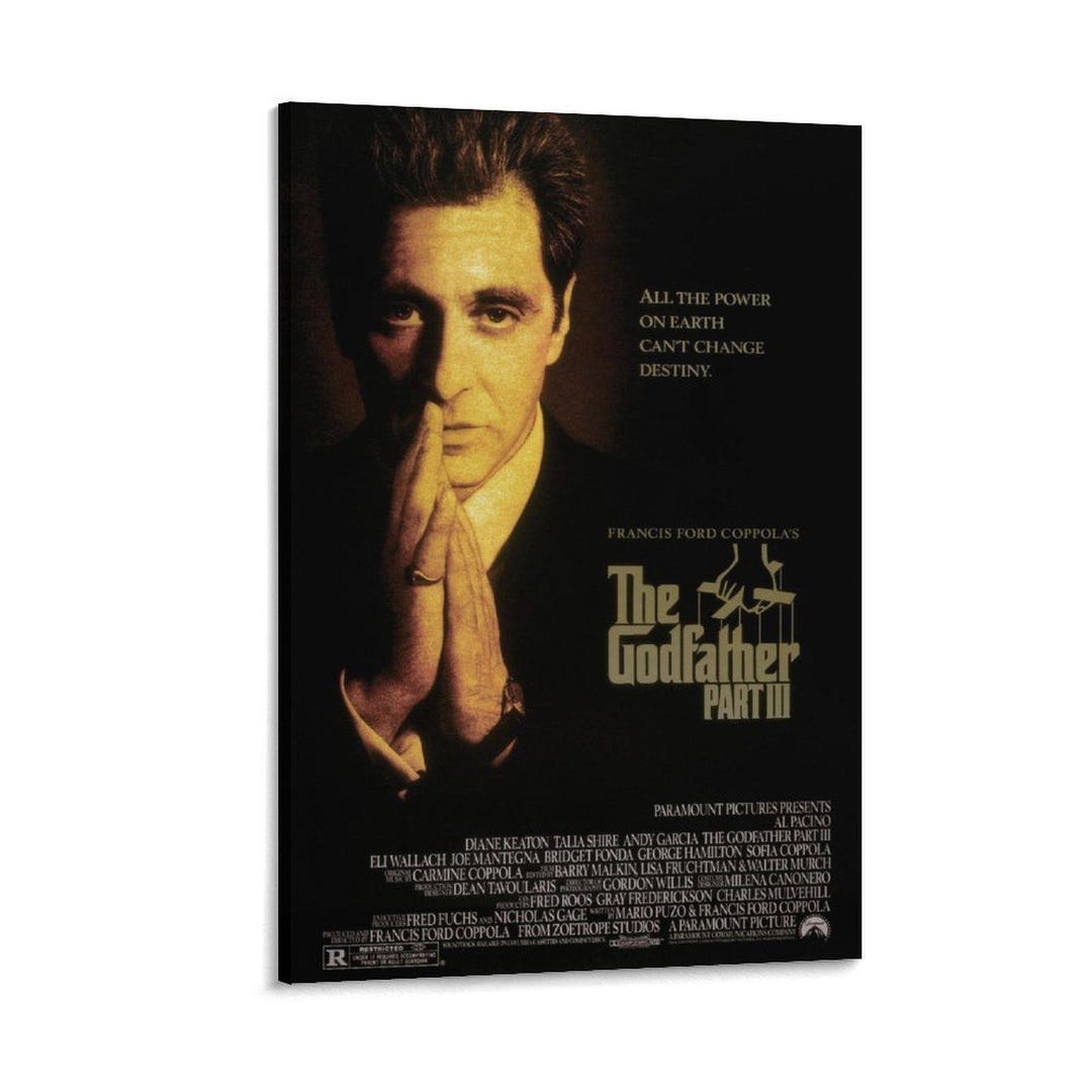 The Godfathers Part Posters Wall Art Painting Canvas Gift Living Room ...