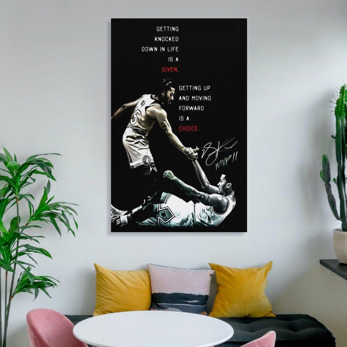 Derrick Rose Inspirational Quote Canvas Print, Bedroom Wall Decor - Etsy