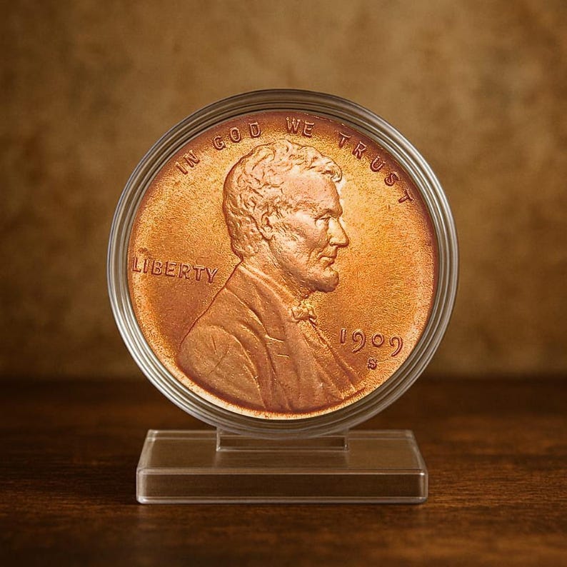 1909-S Lincoln VDB Penny – Commemorative Collectible Coin | Historic US ...