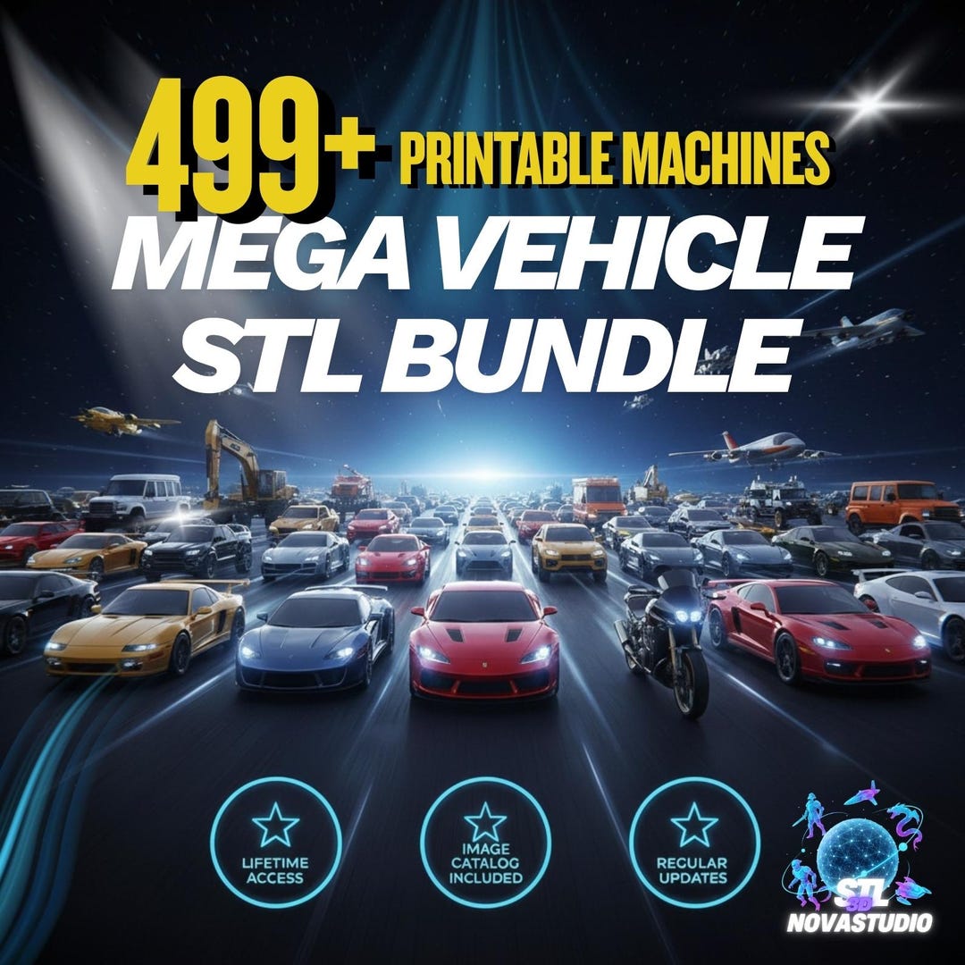 Vehicle Stl Pack Cars & Vehicles 3D Models | 499+ Sci-fi | 3MF 3D Print ...