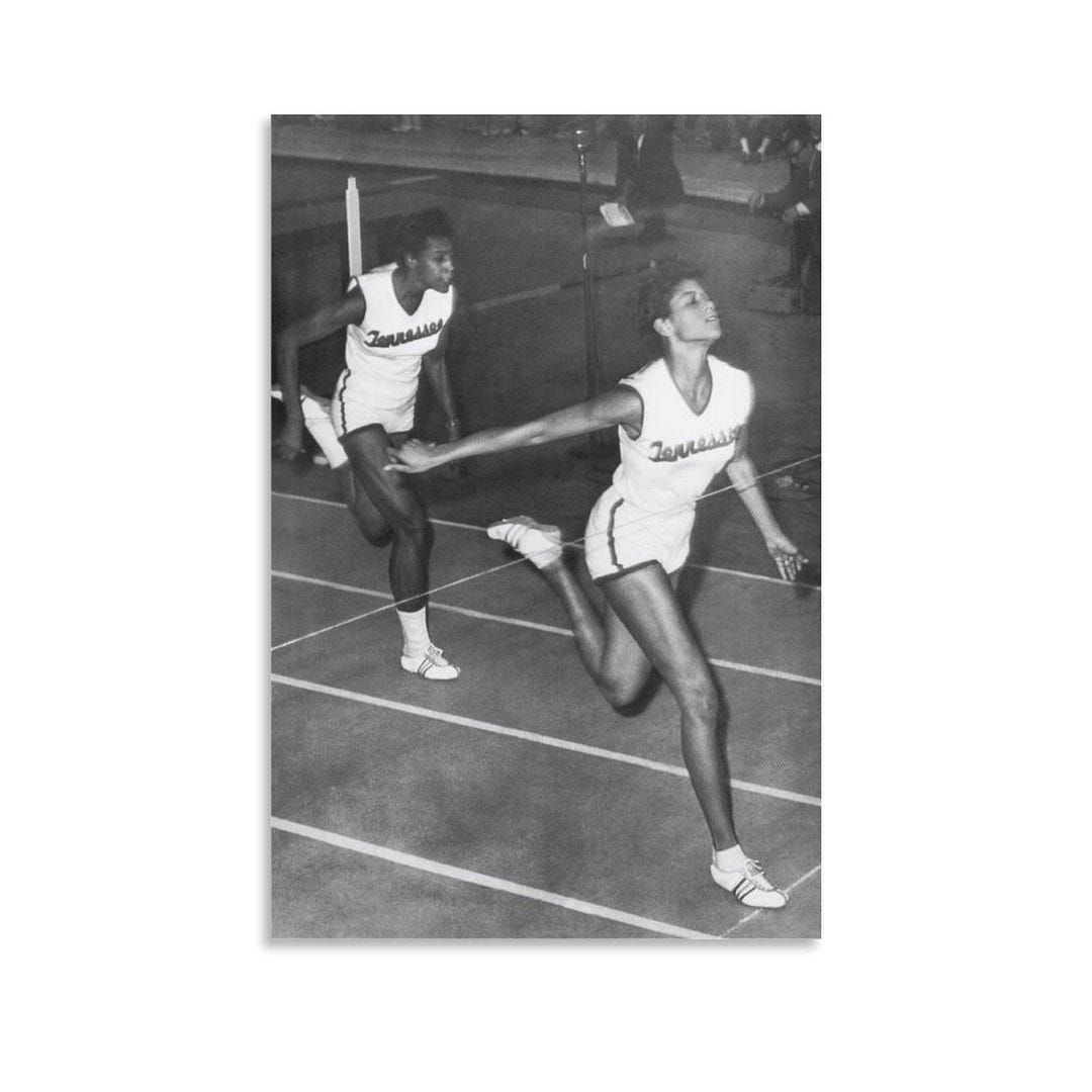 Wilma Rudolph Canvas Poster, Track and Field Art - Etsy