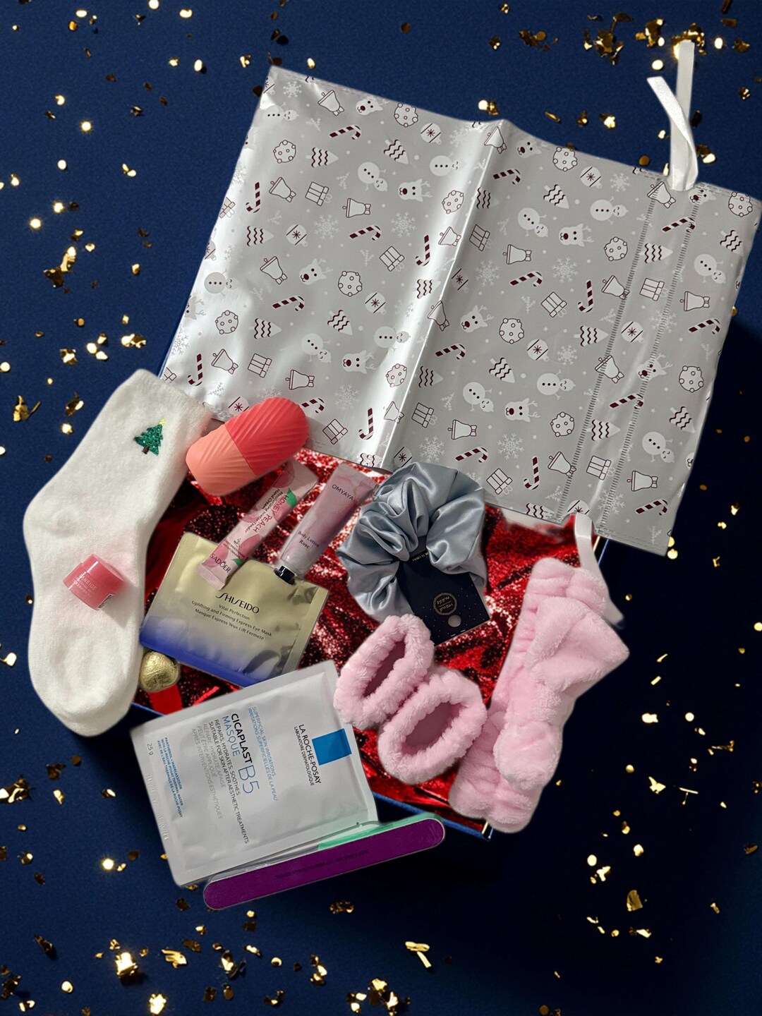 Christmas Pamper Gift Set | Laneige, La Roche-posay Skincare & Socks - Etsy