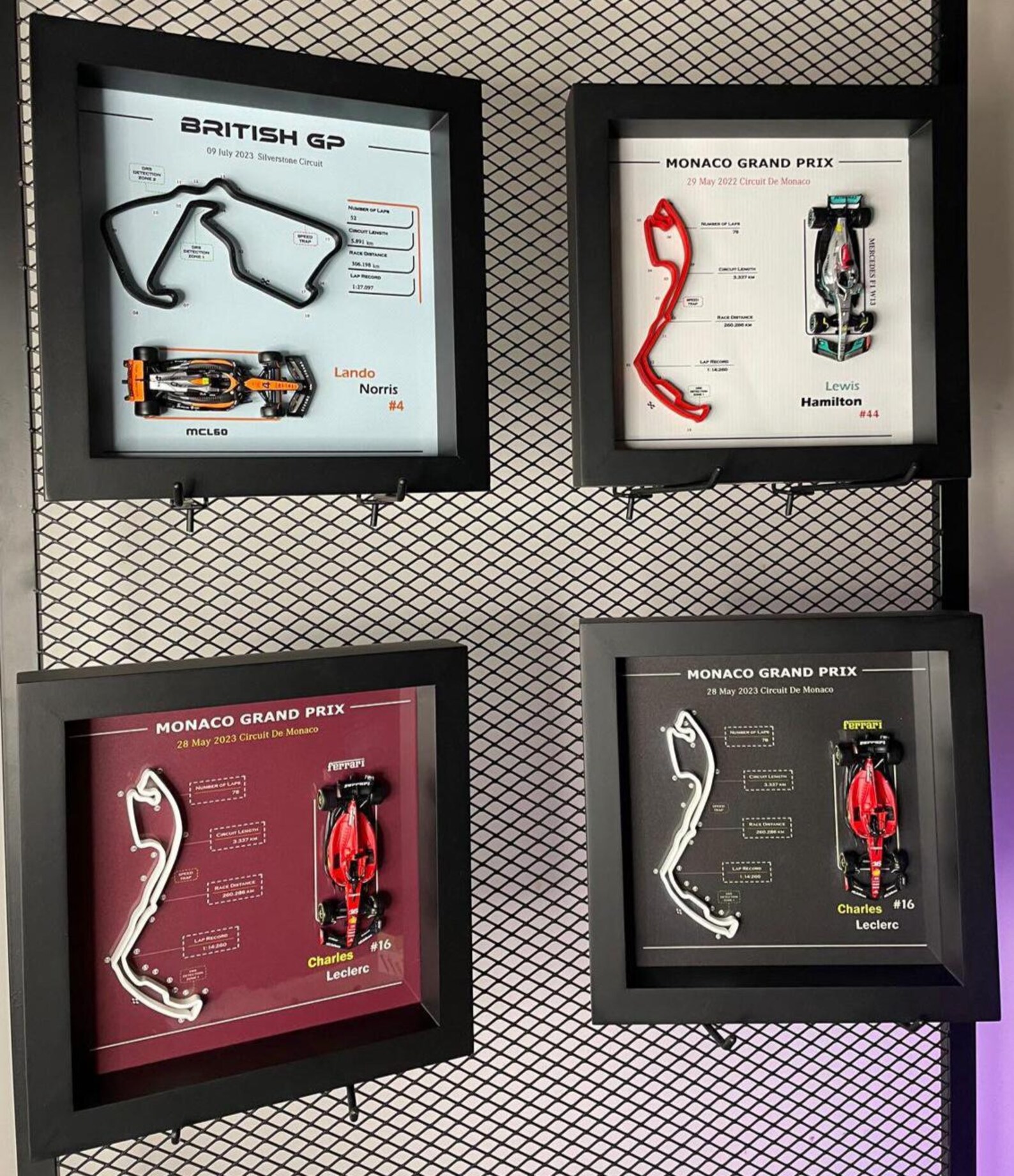 F1 Frame. Fernando Alonso, Aston Martin, 3D Printed Monaco GP, 3D Frame ...
