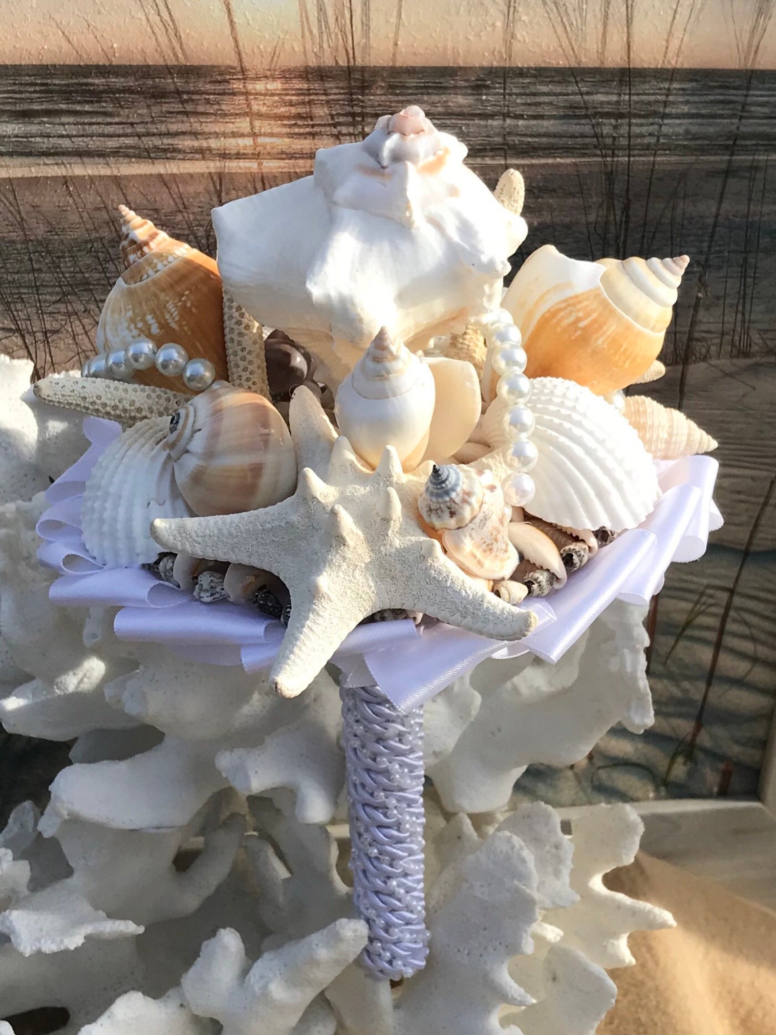 Bridal Seashell Bouquet / Beach Bouquet - Etsy