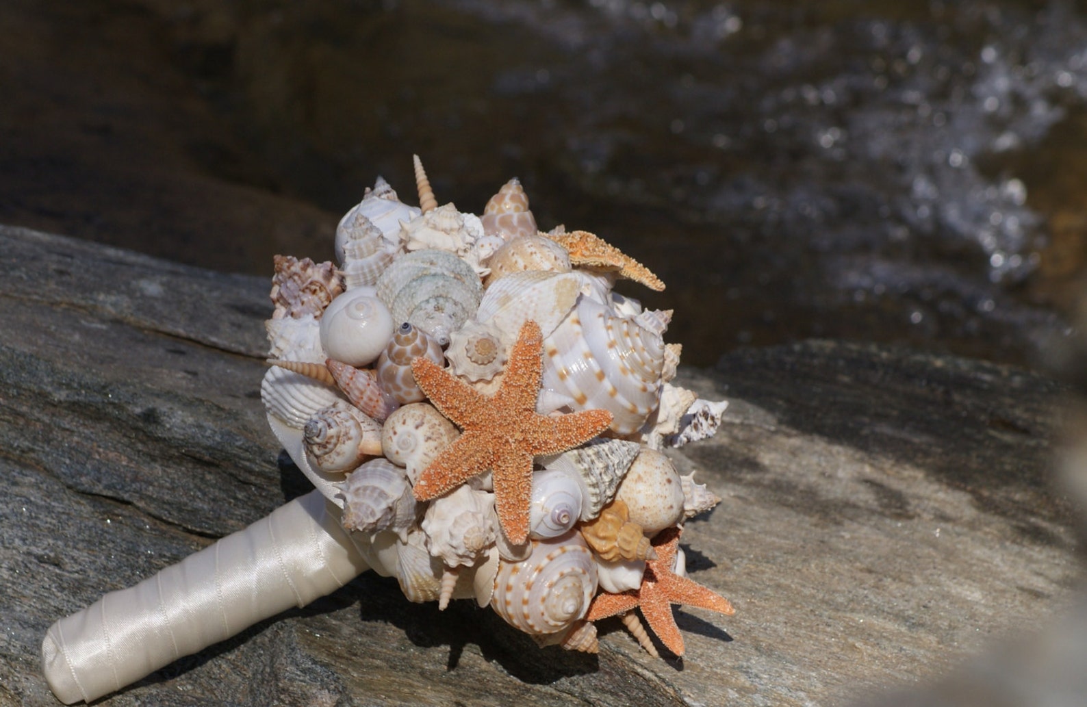 Seashell Bouquet Bridal Bouquet Beach Bouquet Tropical - Etsy