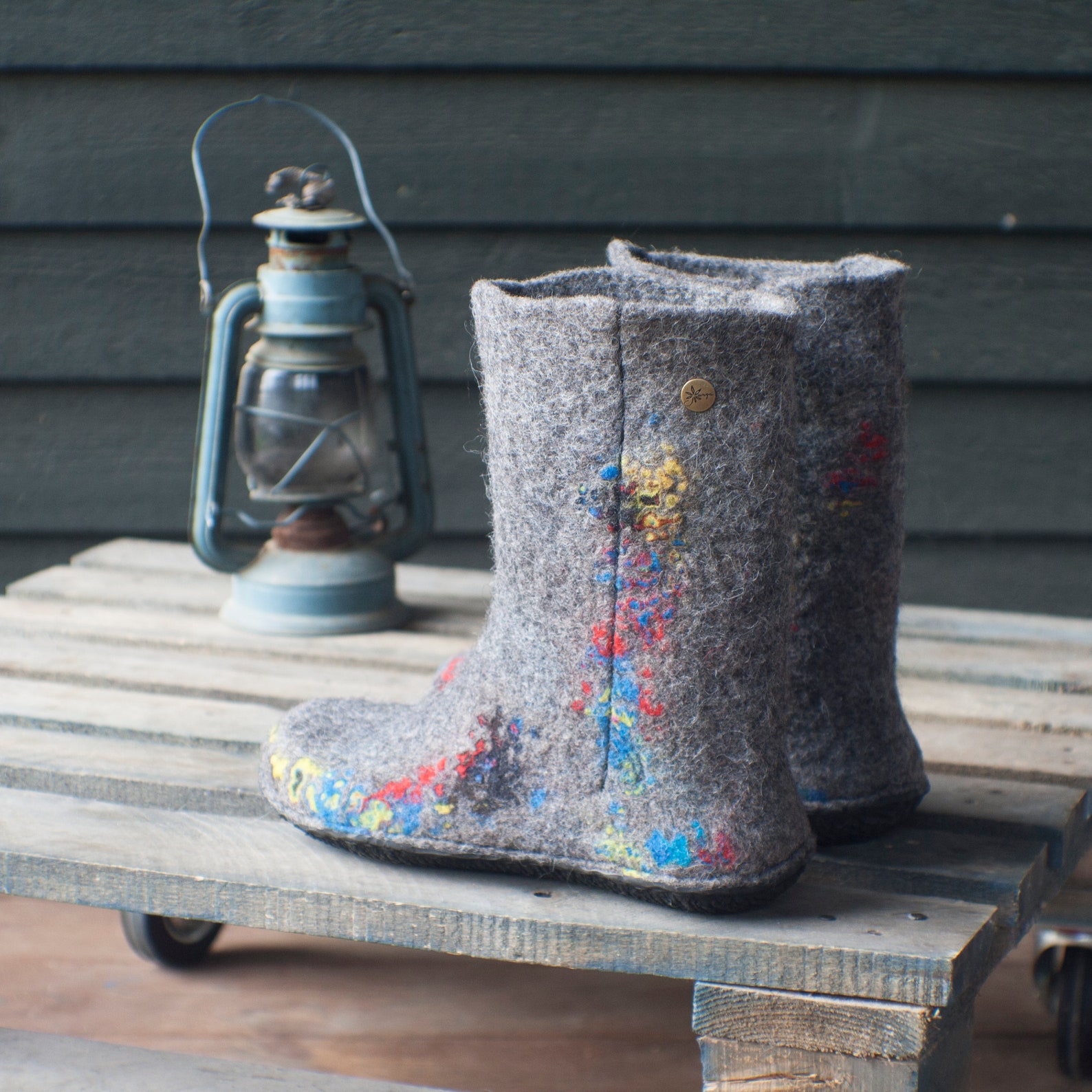 Felted Boots Women Woolen Boots - Etsy
