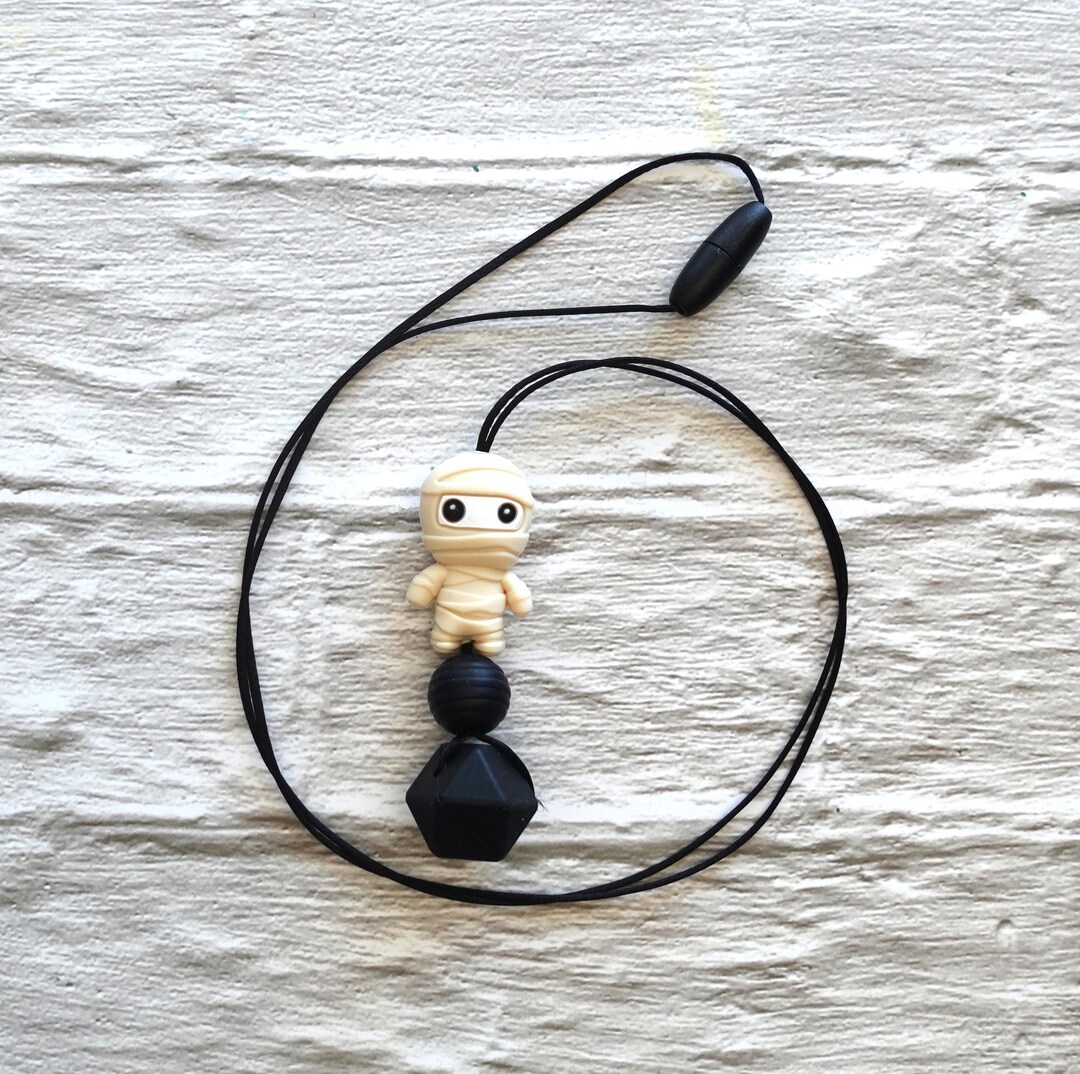 Mummy Beaded Tactile Necklace, Stress Relief Items, ADHD Tool, Sensory ...