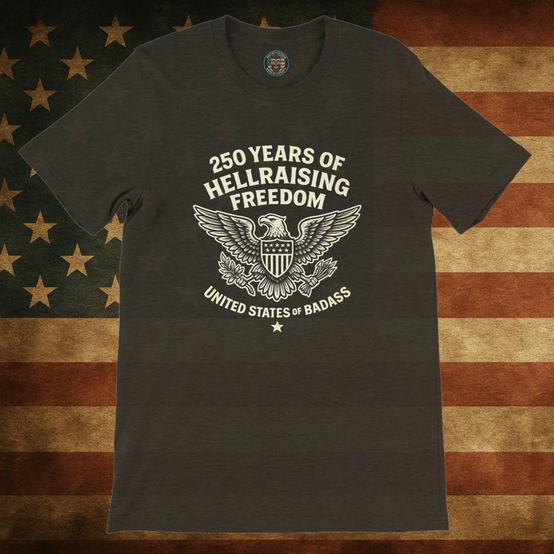 Eagle & Shield T-shirt | United States of Badass | Patriotic American ...