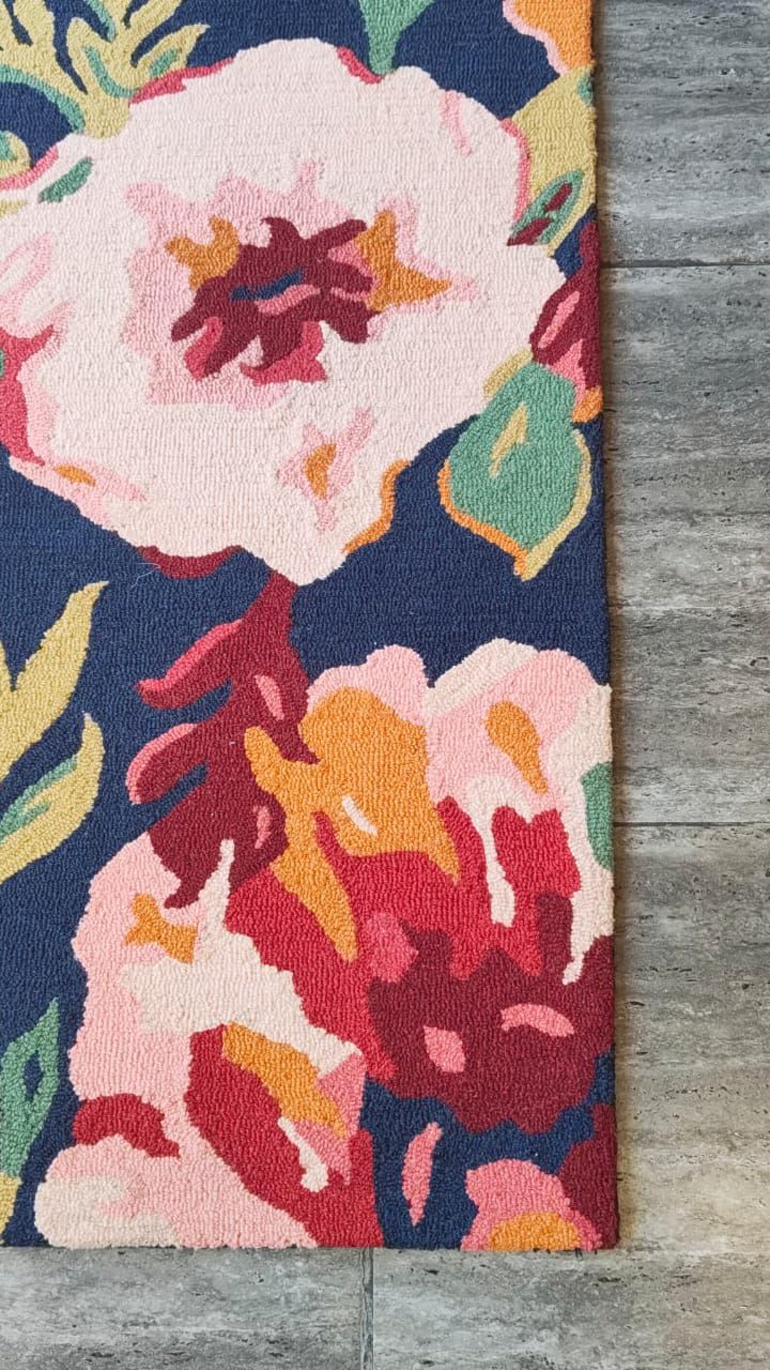 Handwoven Wool Tufted Carpet, Ready to Ship Wool Carpet, Modern Home ...