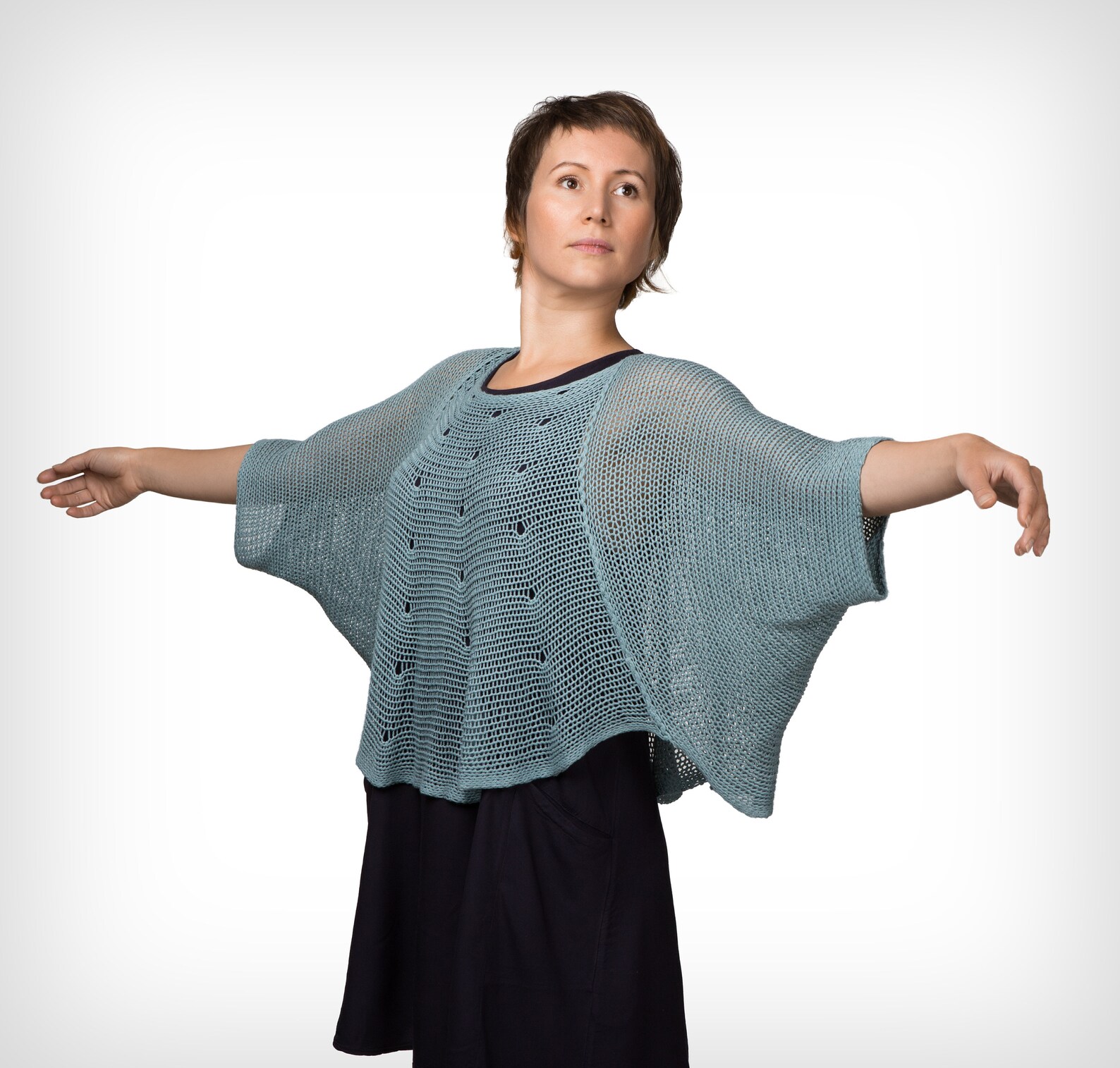 Butterfly Top Knitting Pattern: Boho Oversize Design (PDF Pattern) - Etsy