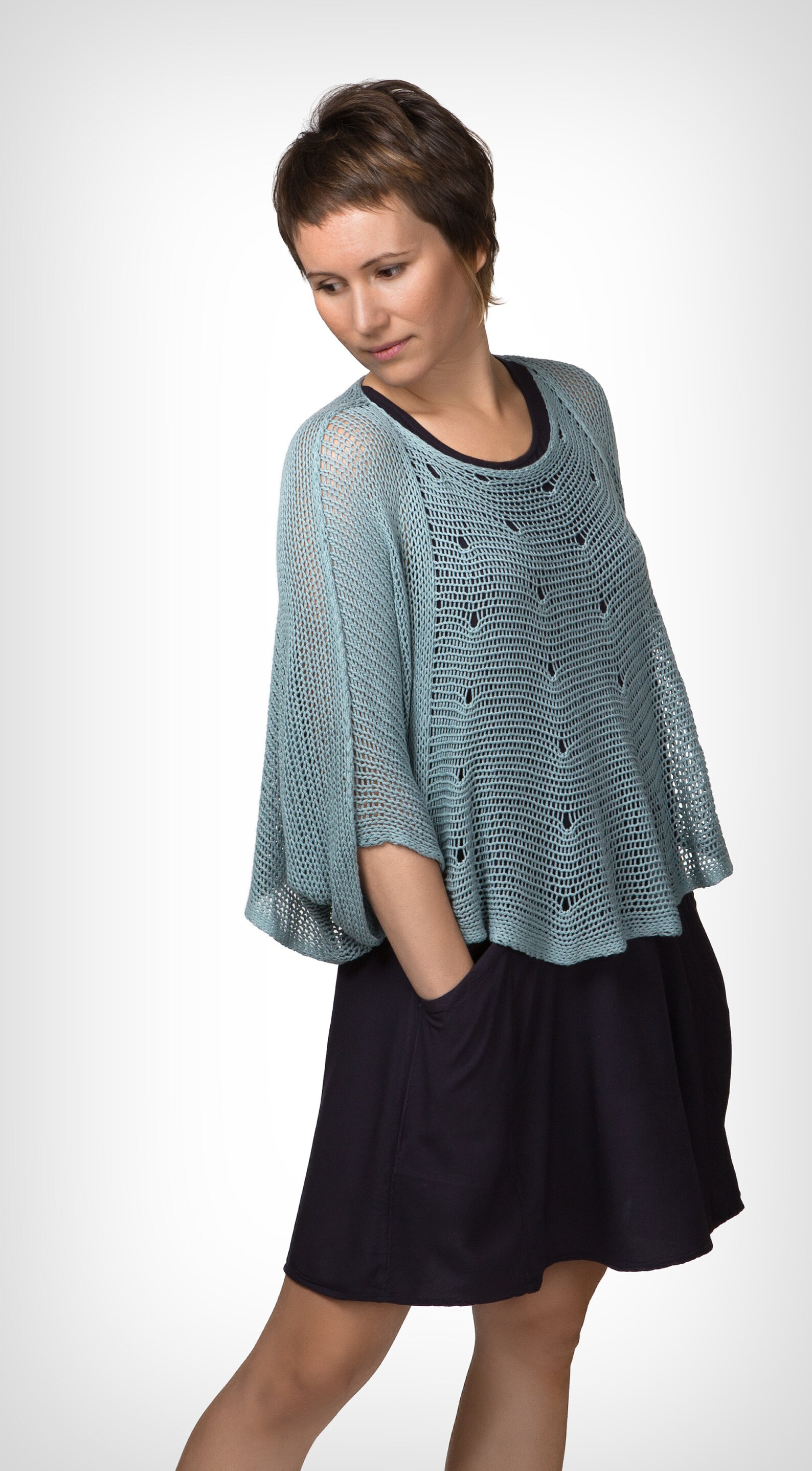 Butterfly Top Knitting Pattern: Boho Oversize Design (PDF Pattern) - Etsy