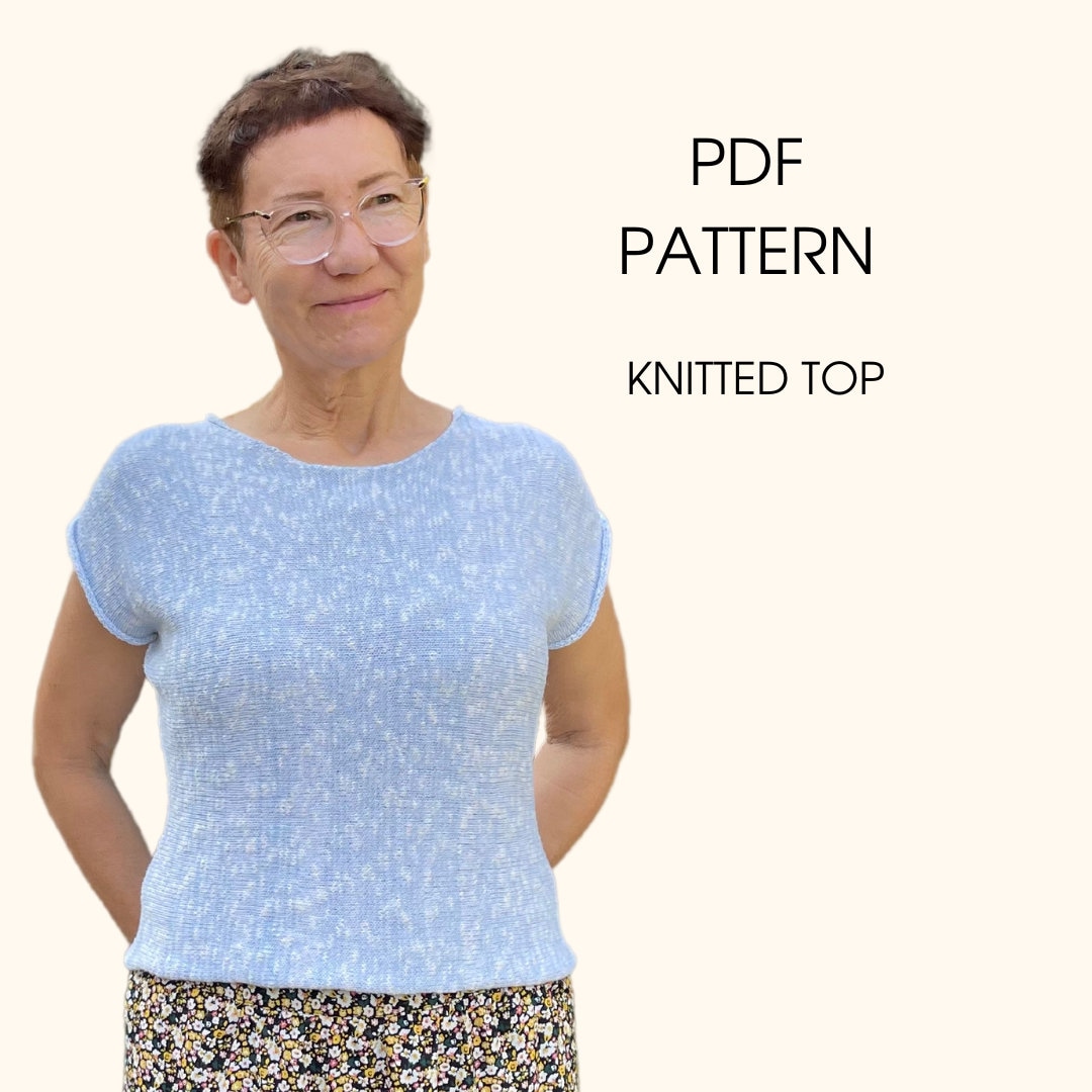 Knitting Machine Top Pattern: Seamless Knit Jumper (PDF Pattern) - Etsy