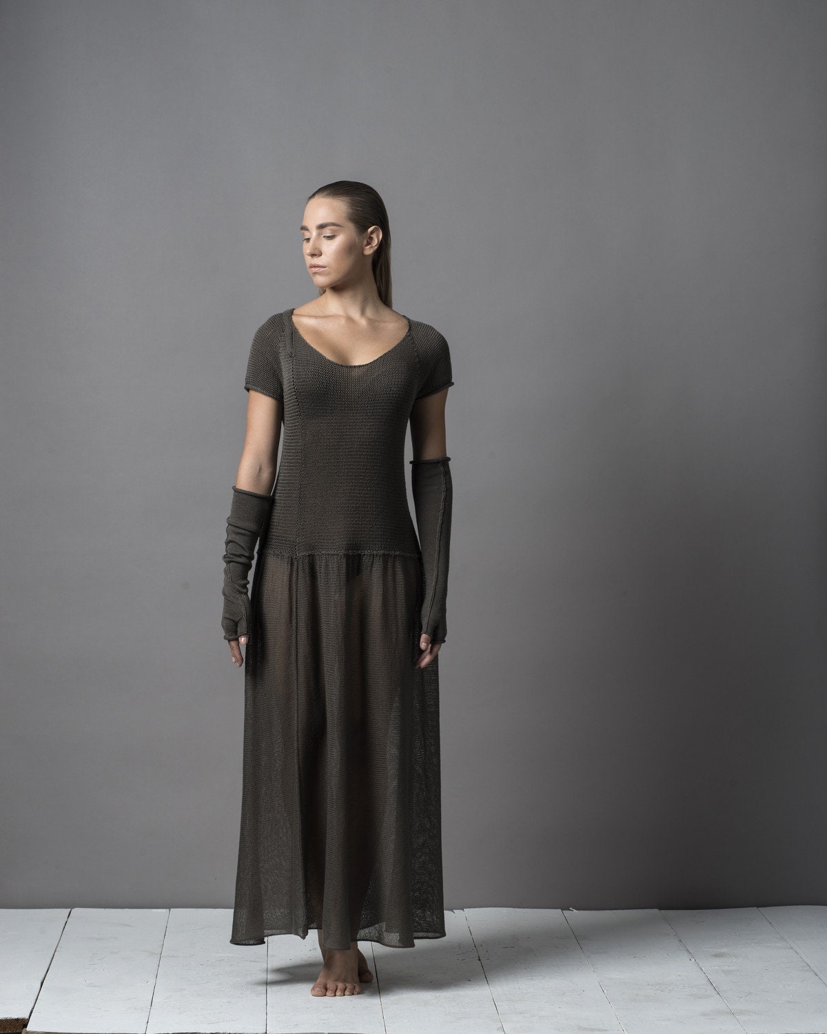 PDF Knitting Machine Pattern Dress Cleopatra | DIY | Knit Dress Pattern ...