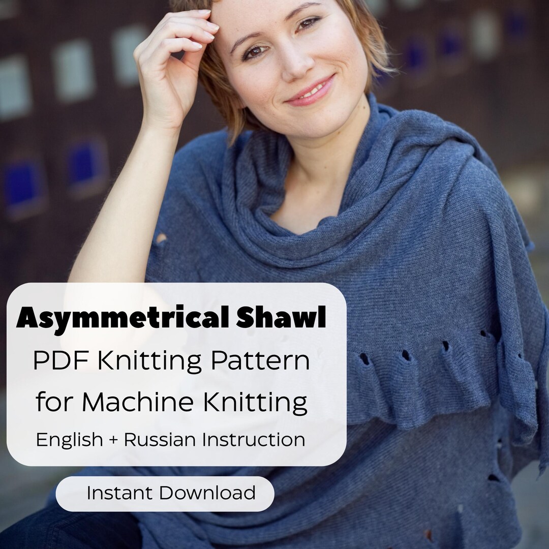 PDF Knitting Pattern Shawl | Instructions for Knitting Shawl on ...
