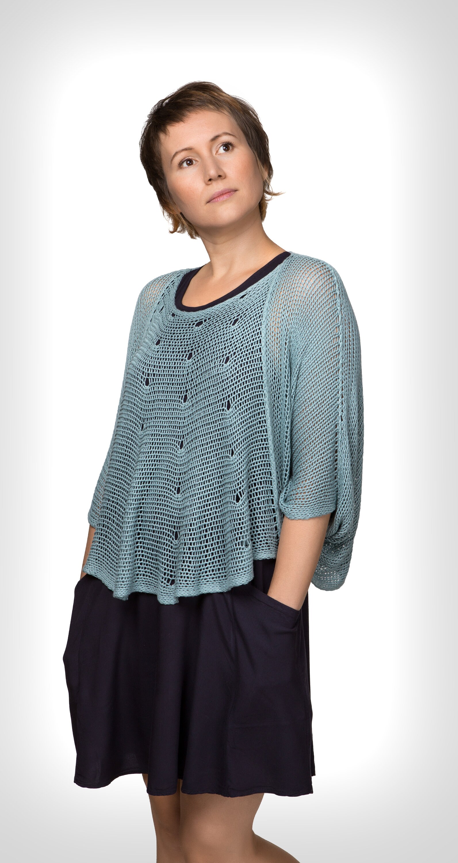 Butterfly Top Knitting Pattern: Boho Oversize Design (PDF Pattern) - Etsy