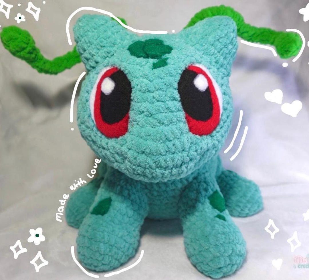 Jumbo Bulbasaur Pokémon Inspired Plush | With or Without Vine Whip ...