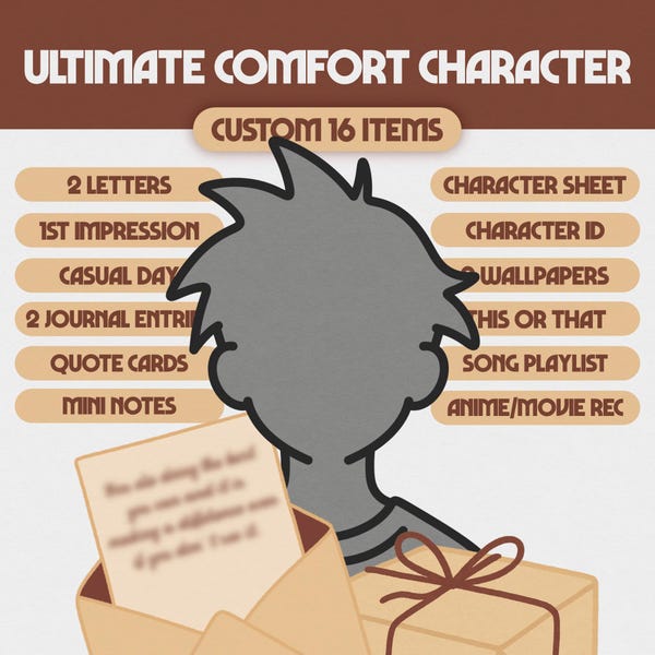 Fandom Character Box - Etsy UK