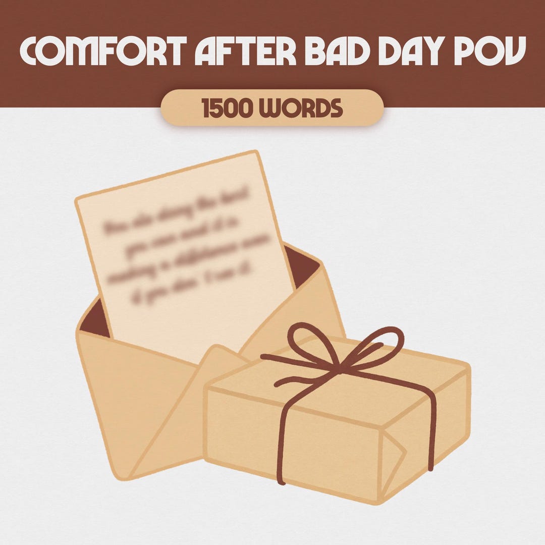 Comfort Character Comfort After Bad Day POV | Digital Comfort Character ...