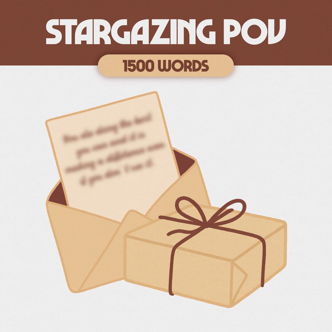 Comfort Character Stargazing POV | Digital Comfort Character Care ...