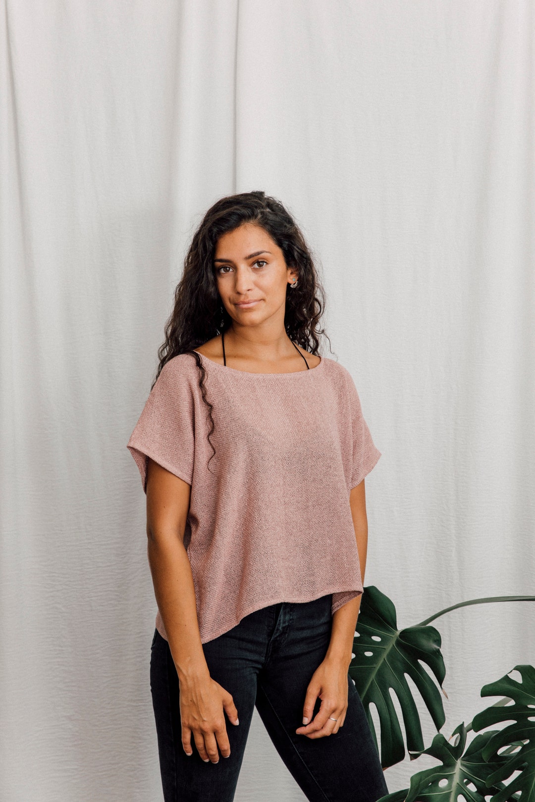 Everyday Top in Dusty Pink - Etsy