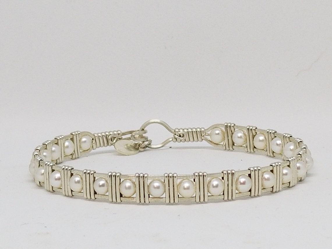 Silver Sentiment: Argentium Silver and Fresh Water Pearls - Etsy