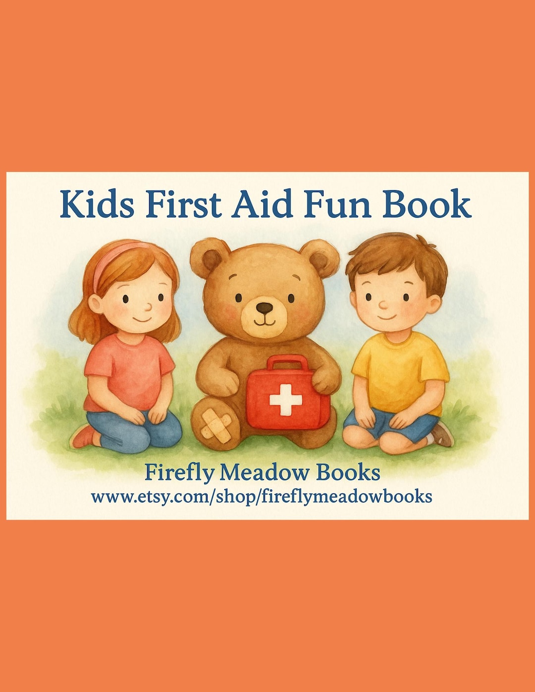 Kids First Aid Learning Book Printable | Teddy Bear Safety Story ...