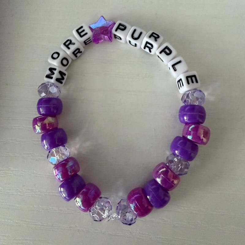 Purple Bracelets - Etsy