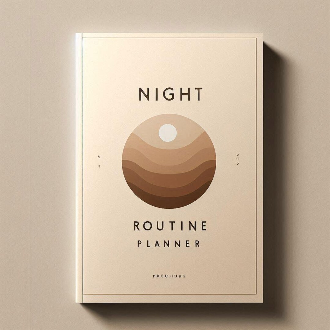 Night Routine Planner Printable | Evening Reflection, Self-care, Daily ...