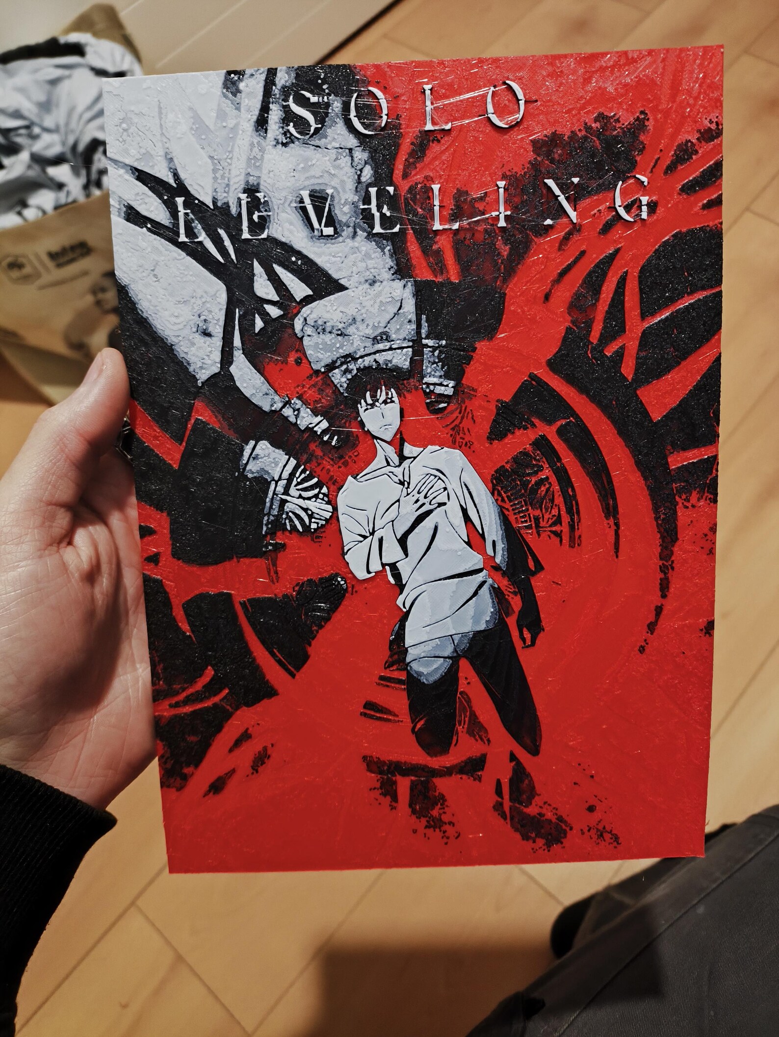 Hueforge Sung Jin Woo Frame - Solo Leveling - Geek Decoration - Etsy Canada