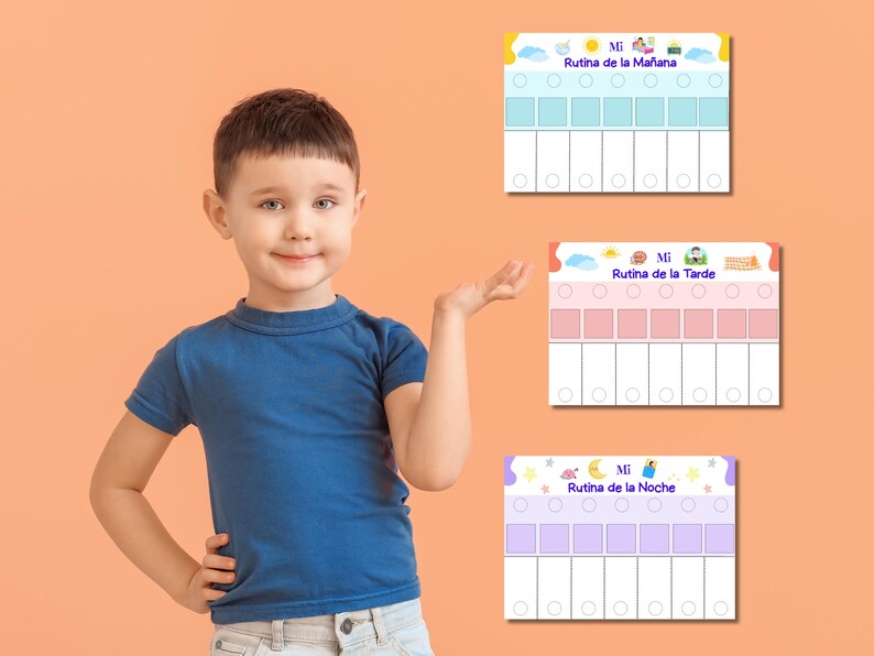 Routine Charts for Kids Routine Charts Autistic Kids Routine Charts ...