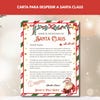 Spanish Printable Santa Claus Warning Letter With Wish List - Etsy