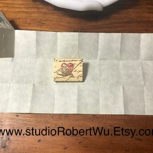 Love Note Tokens- Origami Miniature Foldout Writing Letters or Mini ...