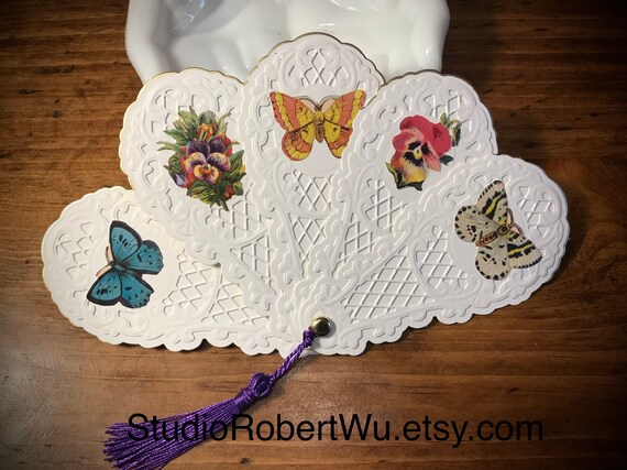 Exquisite 4 Victorian Inspired Paper Folding Fan - Etsy