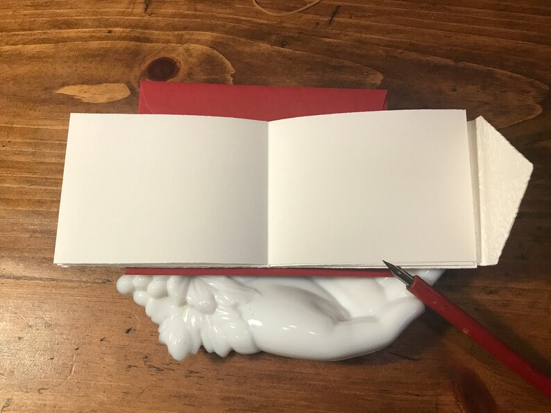 Victorian Style Thin Accordion Booklet With Envelope - Etsy