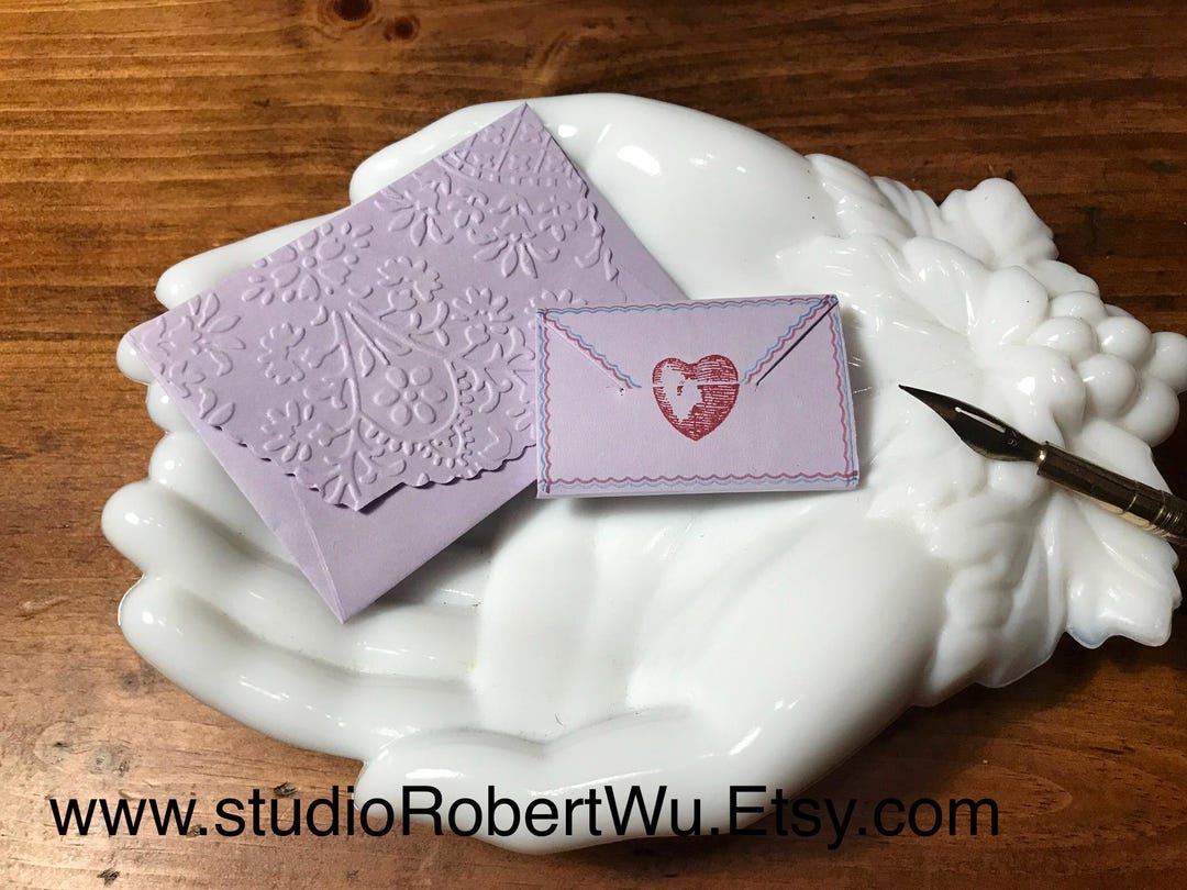 Love Token Letters - Box Set of Six Miniature Foldout Letters With ...